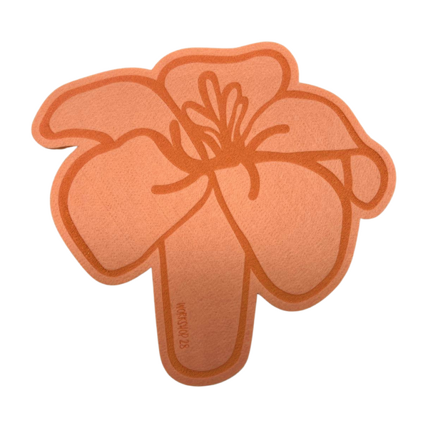 Single Puakenikeni Coaster - Blush | Pop-Up Mākeke - The Mākeke