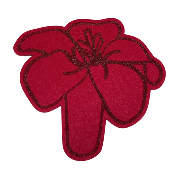 Single Puakenikeni Coaster - Wine | Pop-Up Mākeke - The Mākeke