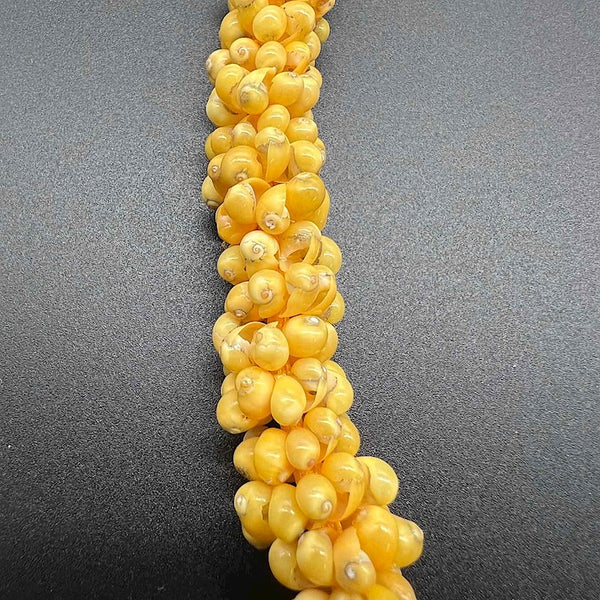 Pikake Shell Lei - Yellow | Pop-Up Mākeke - The Mākeke