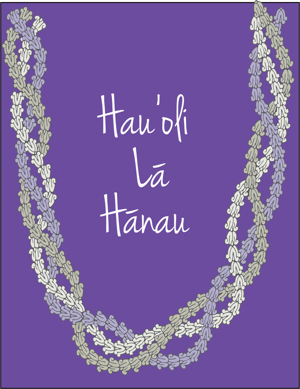 Pua Kalaunu Happy Birthday Greeting Card | Pop-Up Mākeke - The Mākeke