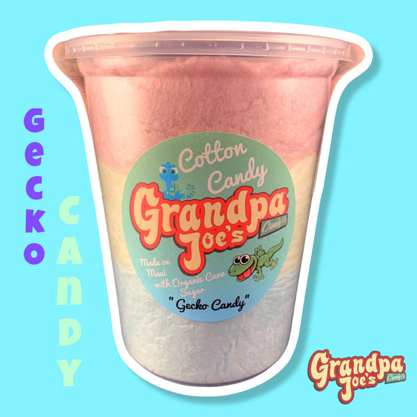 Gecko 100% Organic Sugar Cotton Candy | Pop-Up Mākeke