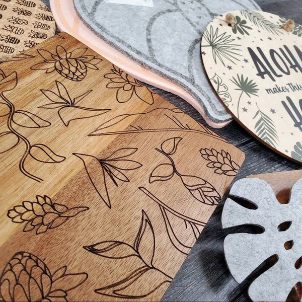 Acacia Wood Charcuterie Board - FOP | Pop-Up Mākeke - The Mākeke
